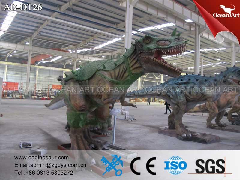 Animatronic Carnotaurus with Armour - Ocean Art Dinosaur Manufacturer