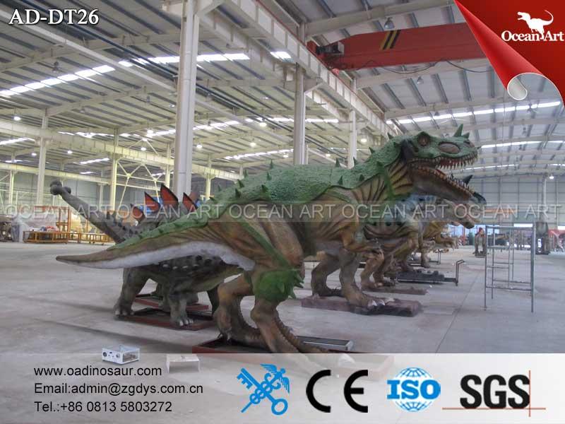 Animatronic Carnotaurus with Armour - Ocean Art Dinosaur Manufacturer