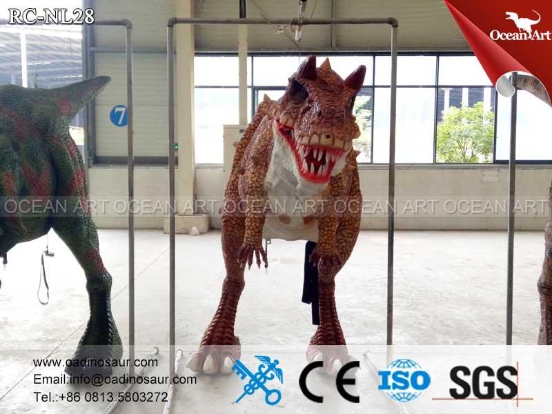 Carnotaurus Life Like Visible Leg Dinosaur Costume - Ocean Art Dinosaur ...
