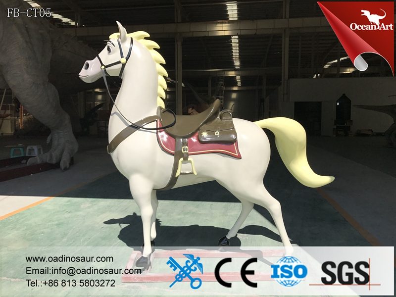 Life Size Fiberglass Horse Statues For Sale - Ocean Art Dinosaur ...