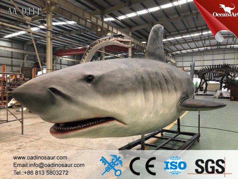 Realistic Life Size Animatronic Shark For Sale - Ocean Art Dinosaur ...