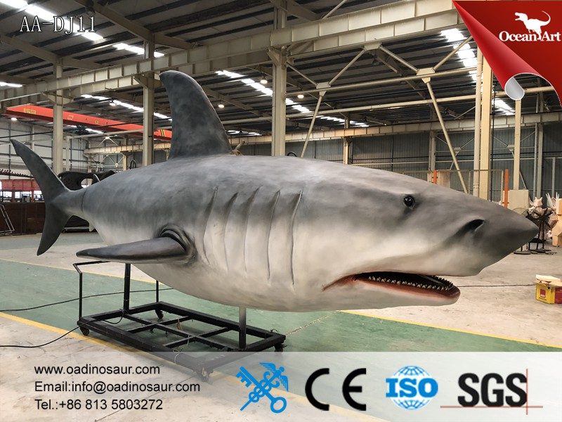 Realistic Life Size Animatronic Shark For Sale - Ocean Art Dinosaur ...