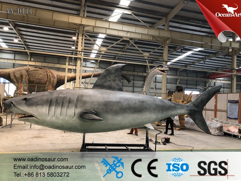 Realistic Life Size Animatronic Shark For Sale - Ocean Art Dinosaur ...