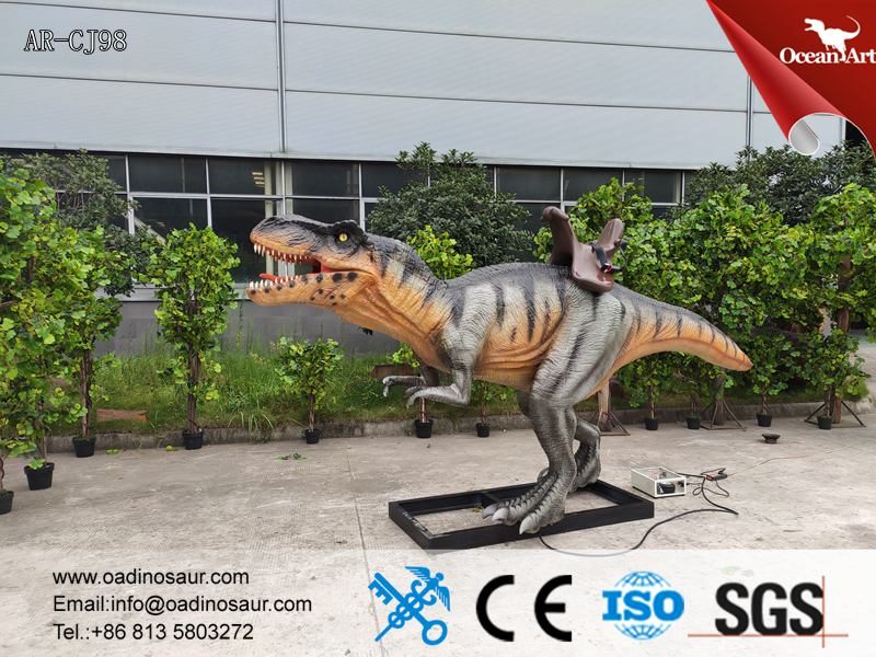 Coin Operated Dinosaur Kiddie Amusement Rides - Ocean Art Dinosaur ...